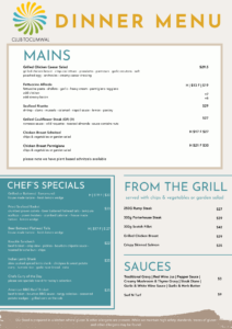 Dining at Tocumwal – Club Tocumwal